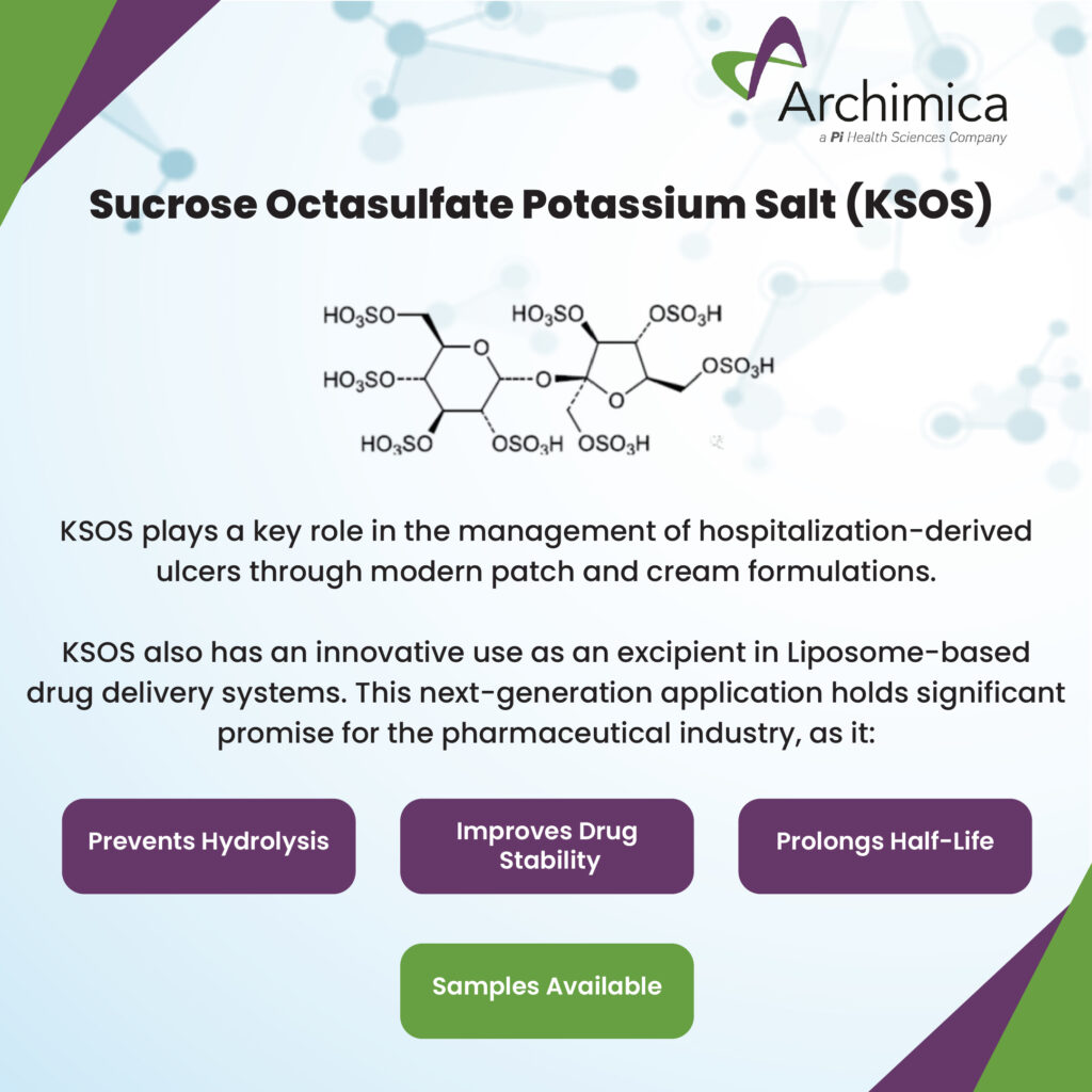 Sucrose Octasulfate Potassium Salt (KSOS) | Archimica